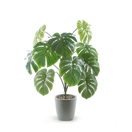 Forever Leaf Faux 2.5 ft. Monstera Plant w/Pot FL05105 | Zoro